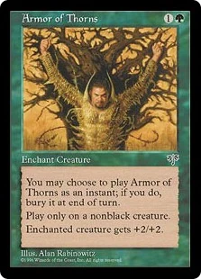 Armor of Thorns | Magic: The Gathering Wiki | Fandom