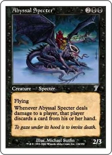 Abyssal Specter | Magic: The Gathering Wiki | Fandom
