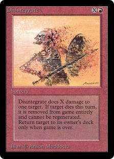 Disintegrate | Magic: The Gathering Wiki | Fandom