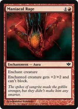 Maniacal Rage | Magic: The Gathering Wiki | Fandom