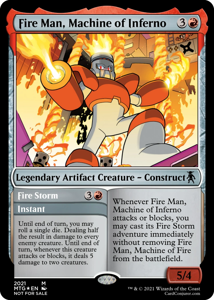 Fire Man, Machine of Inferno | Magic: The Gathering fan fiction wiki ...