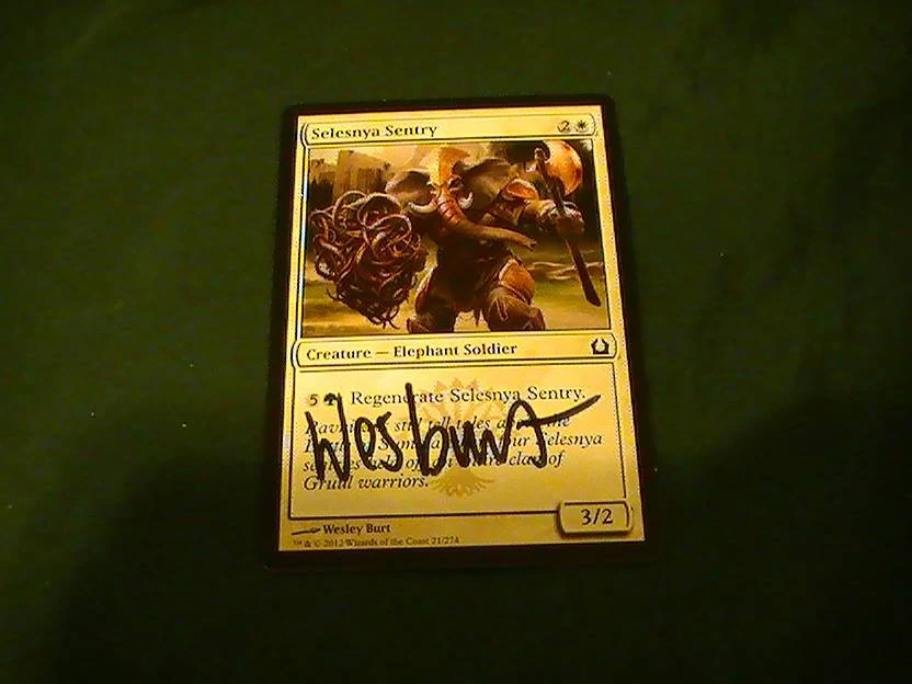 Wesley Burt | MTGSignatures Wikia | Fandom
