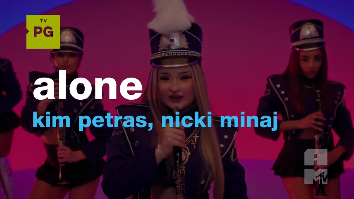 Kim Petras, Nicki Minaj - Alone | MTV Music Schedule Archive Wiki | Fandom