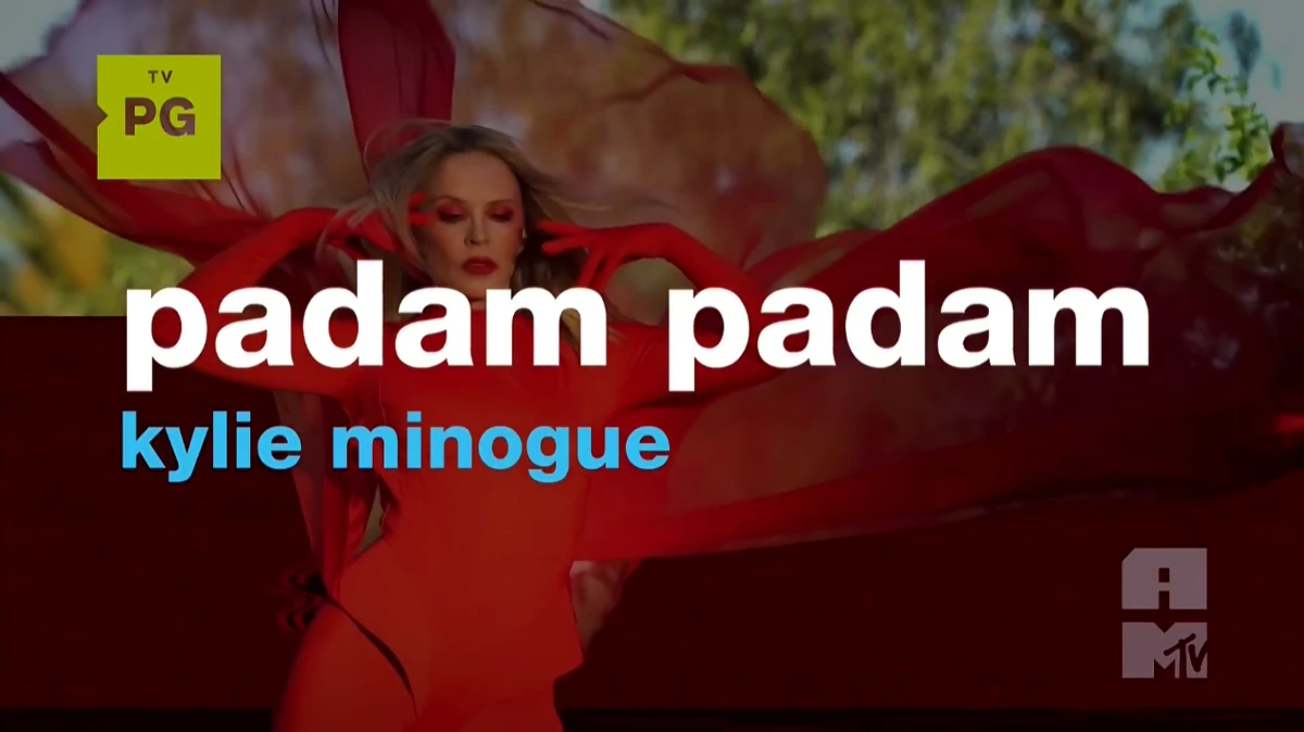 Kylie Minogue - Padam Padam | MTV Music Schedule Archive Wiki | Fandom