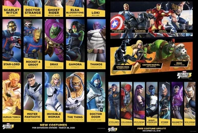 Ultimate Alliance Gold Characters Marvel Ultimate Online Alliance Gold