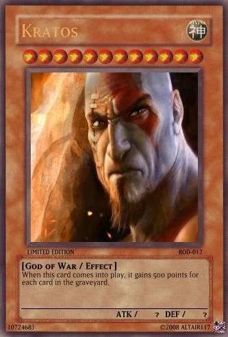 Kratos card | Made up Characters Wiki | Fandom