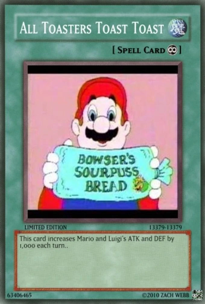 All Toasters card | Made up Characters Wiki | Fandom