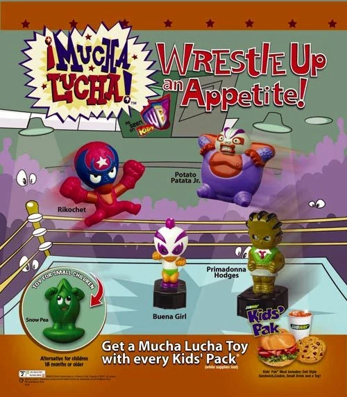 2003 Subway Kids' Pak Toys | ¡Mucha Lucha! Wiki | Fandom