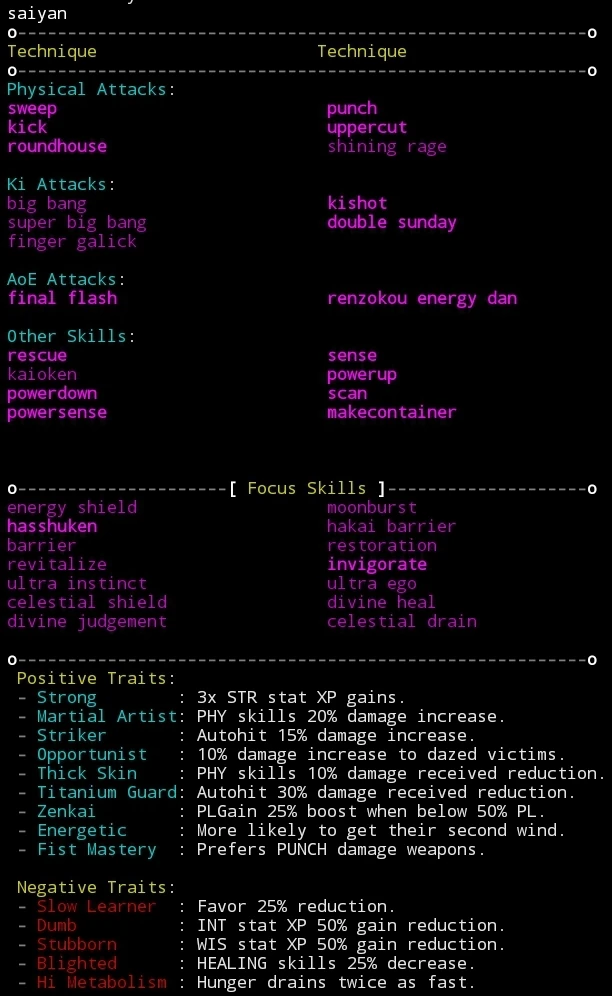 Celestial Knights/races/saiyajin | MUD Wiki | Fandom