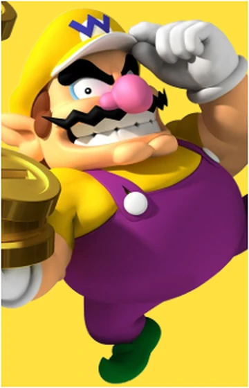 Super Mario Wario Flexing Muscles Minitokyo