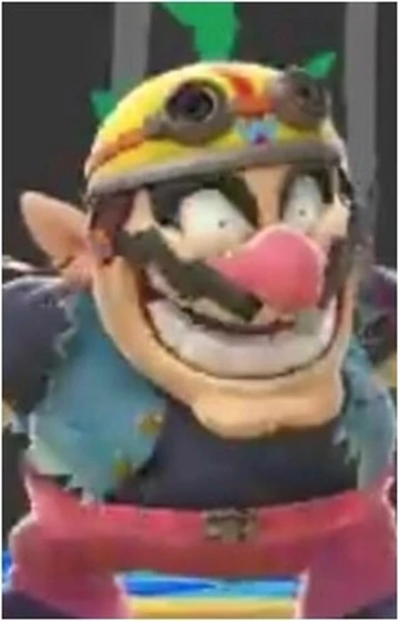 Super Mario Wario Flexing Muscles Minitokyo
