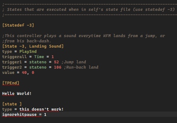 MUGEN's Undocumented Stuff | MUGEN Cheap Wiki | Fandom