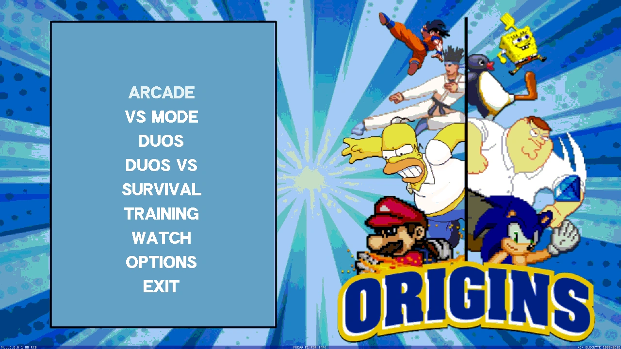 Origins Mugen Database Fandom