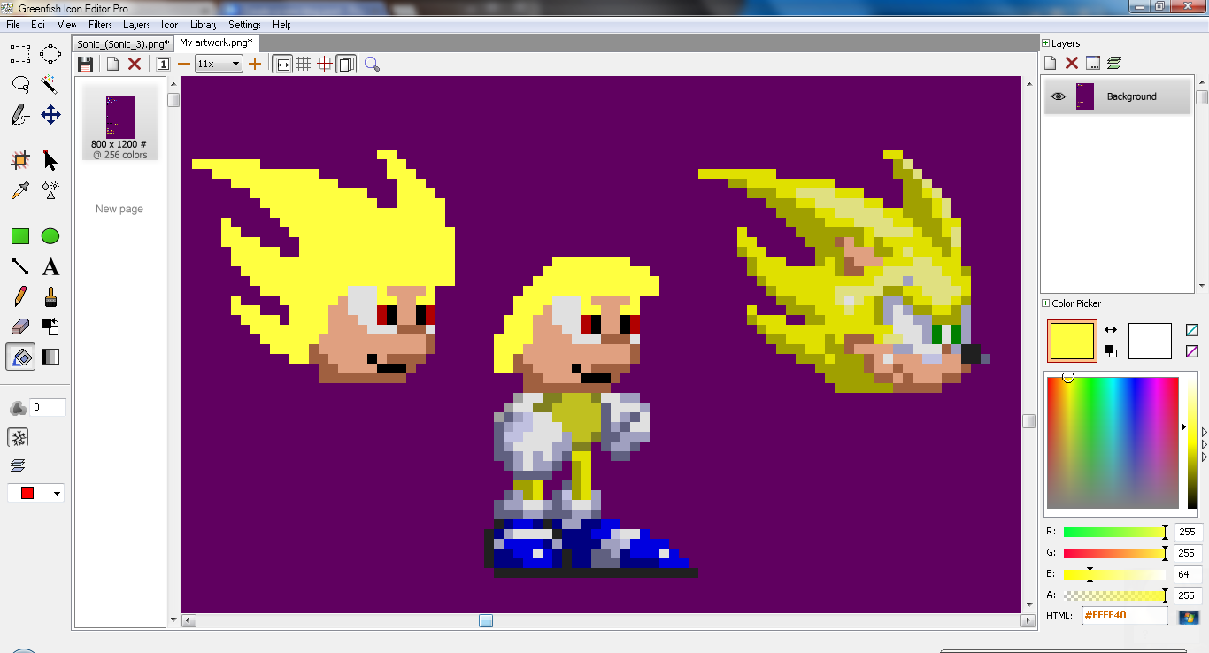 User blog:MugenLover10/Spritesheet Progression | MUGEN Database | Fandom