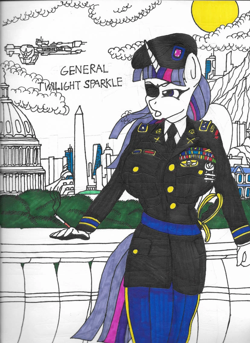 Twilight Sparkle (United Equestria Army General) | Mulitverse ...