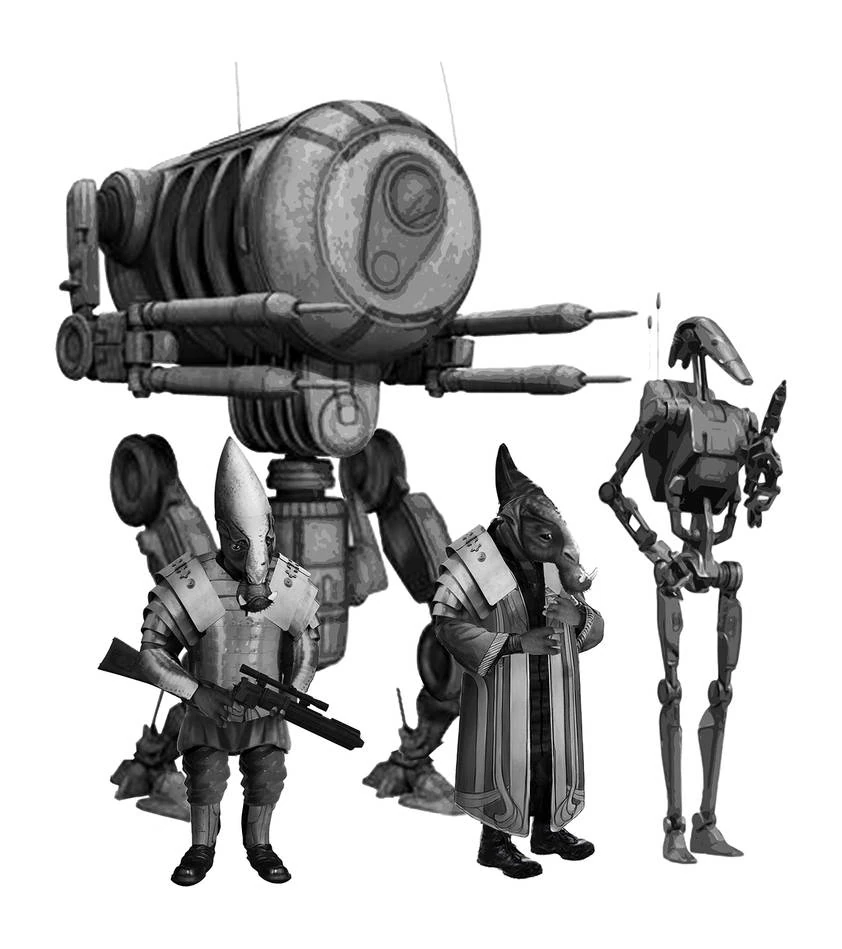 Retail Caucus Droid Army | Mulitverse Characters Wiki | Fandom