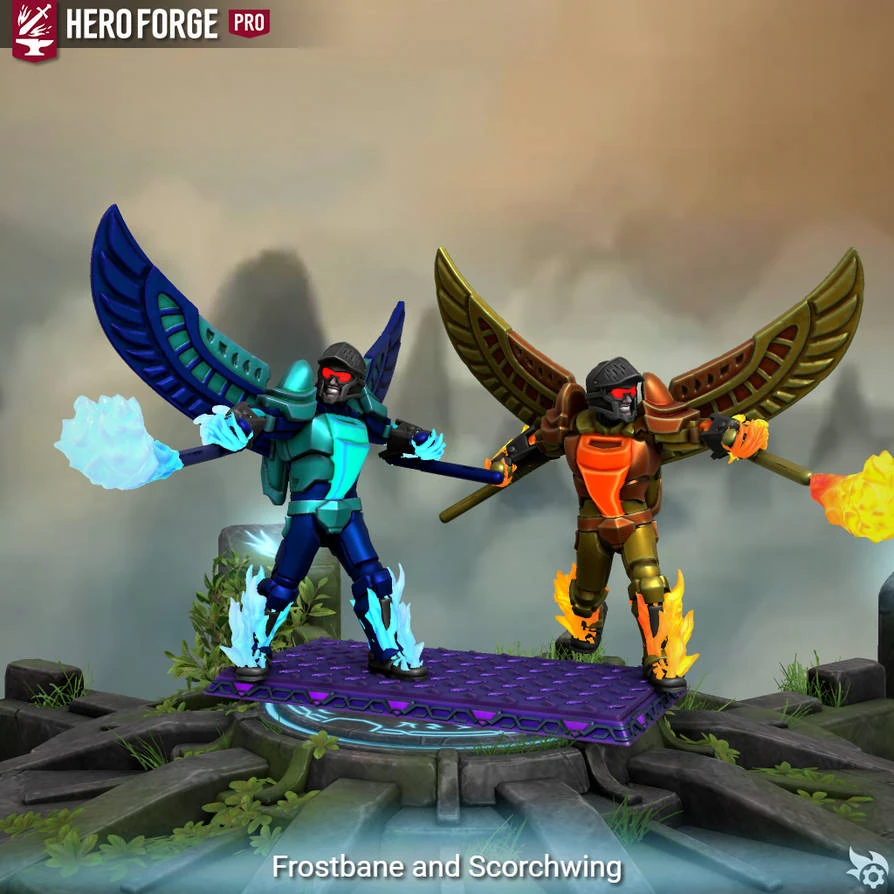 Frostbane and Scorchwing | Mulitverse Characters Wiki | Fandom