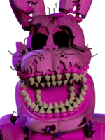 Neon Foil Nightmare Bonnie | Multiverse Custom Night Wiki | Fandom