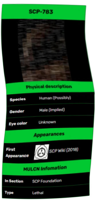 SCP-783 | Multiverse Custom Night Wiki | Fandom