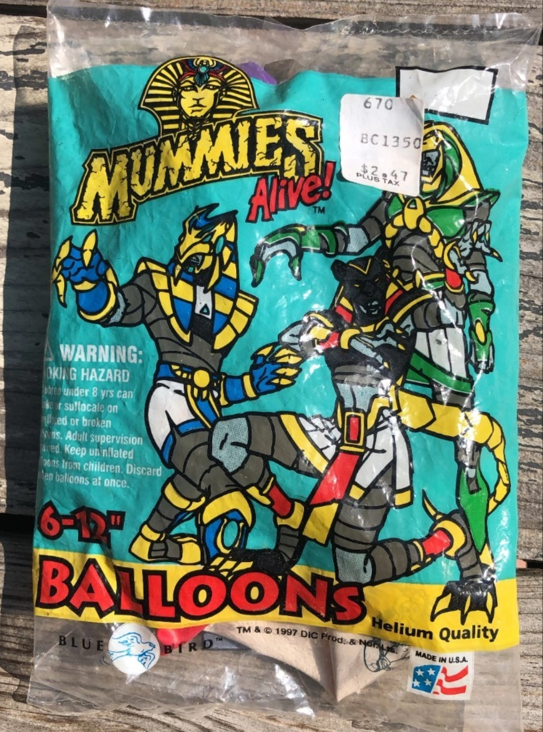Mummies Alive! Balloons (Blue Bird) | Mummies Alive Wiki | Fandom