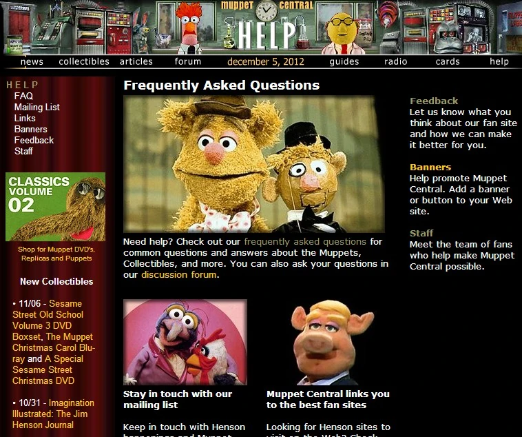 Help | Muppet Central Wiki | Fandom