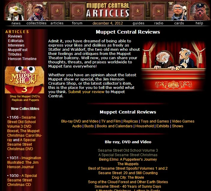 Articles | Muppet Central Wiki | Fandom