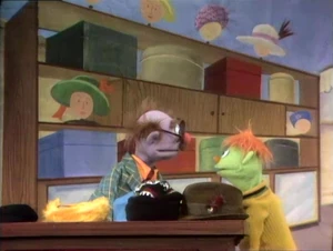 Farley goes to the hat shop (transcript) | Muppet Wiki | Fandom