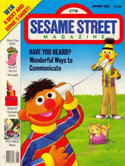 Sesame Street Magazine (Jan - Feb 1992) | Muppet Wiki | Fandom