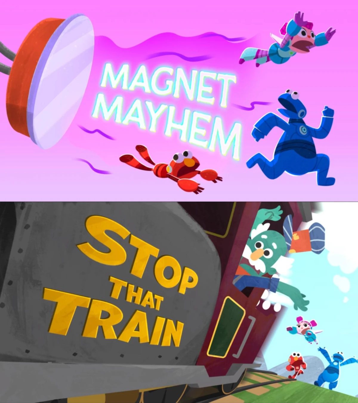 Episode 104: Magnet Mayhem / Stop That Train | Muppet Wiki | Fandom