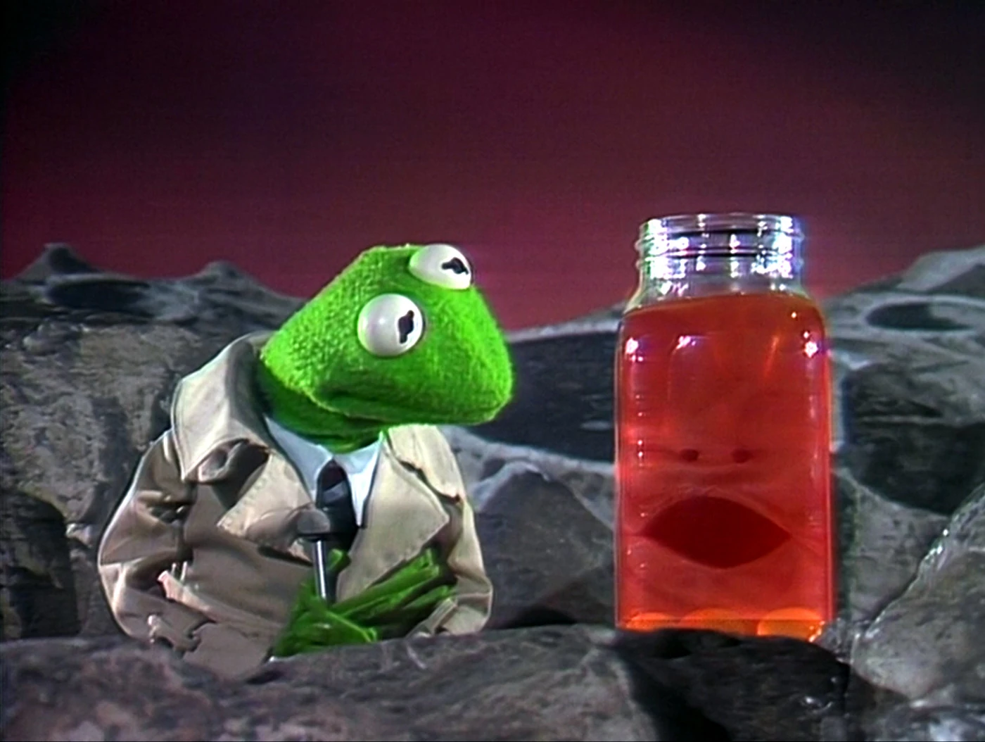 Kermit The Frog Drinking Tea Gif