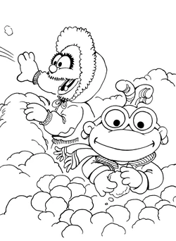 muppet babies coloring pages free