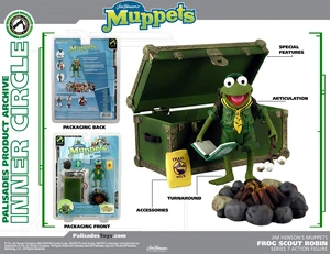Frog Scout Robin Action Figure | Muppet Wiki | Fandom