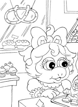 muppet babies christmas coloring pages