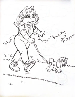 miss piggy coloring sheet