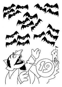the count from sesame street coloring pages