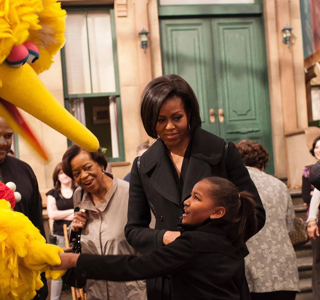 Michelle Obama Big Bird