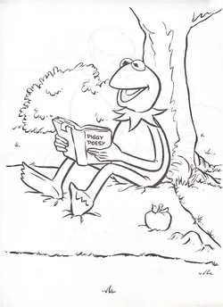 kermit the frog coloring book
