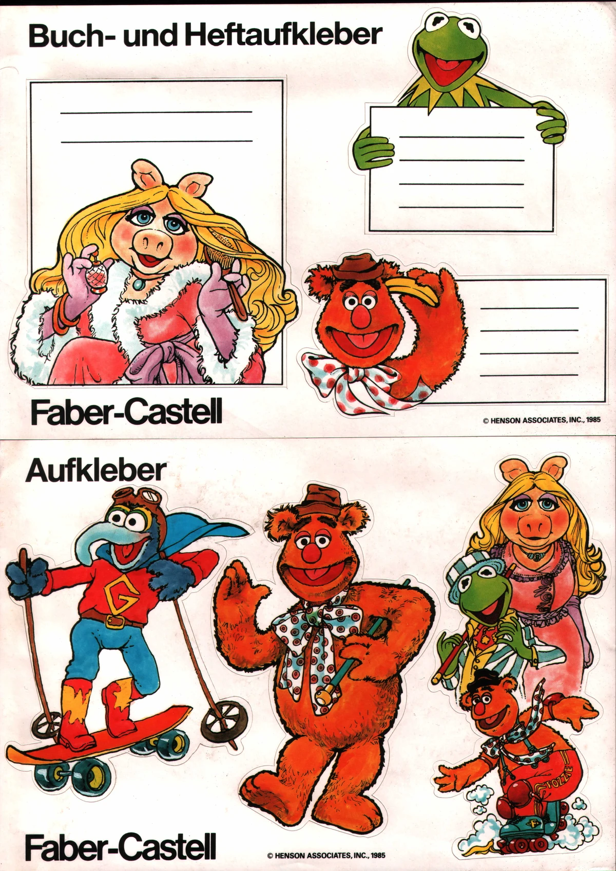 Muppet stickers (Faber-Castell) | Muppet Wiki | Fandom