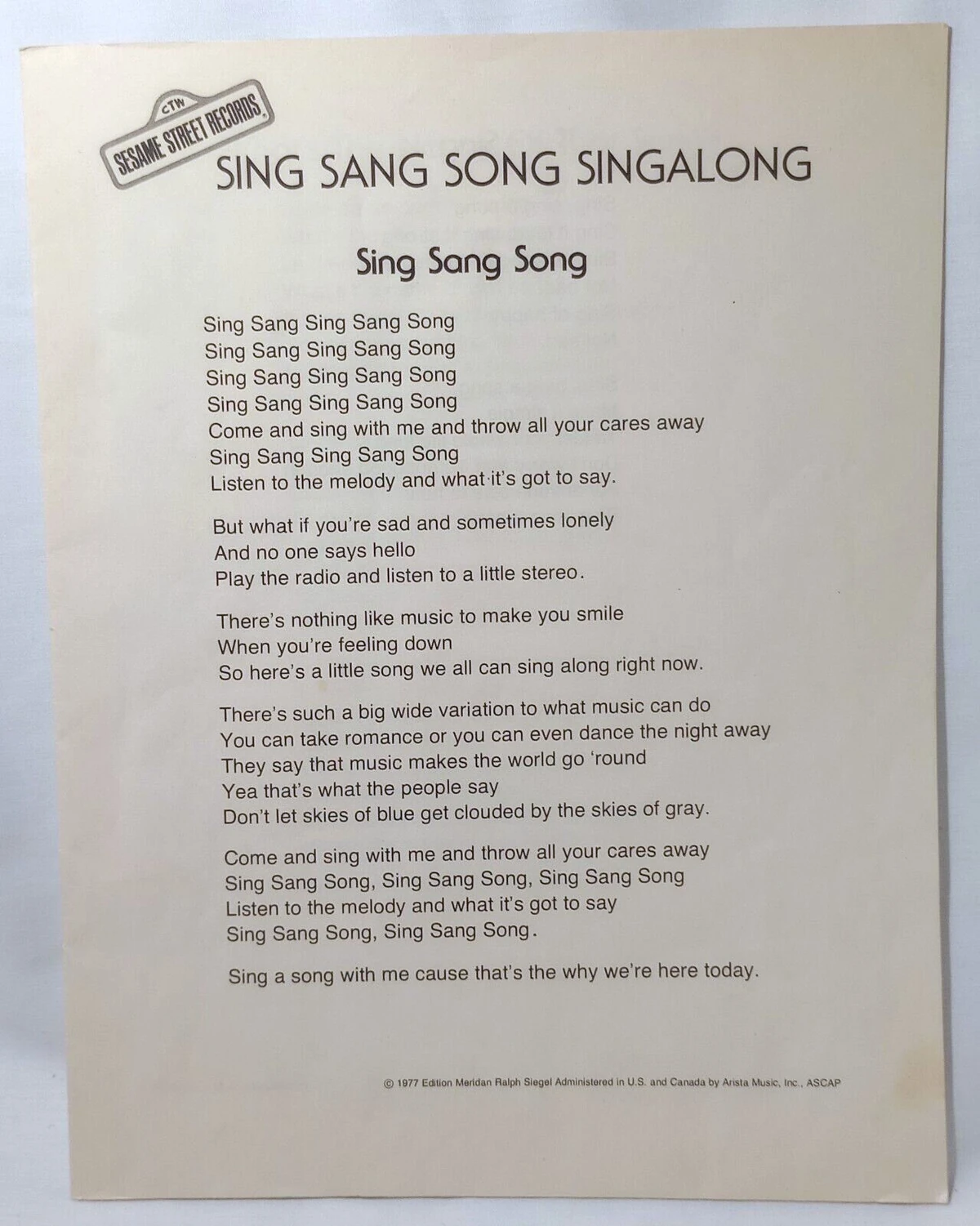 Sing, Sang, Song Singalong | Muppet Wiki | Fandom