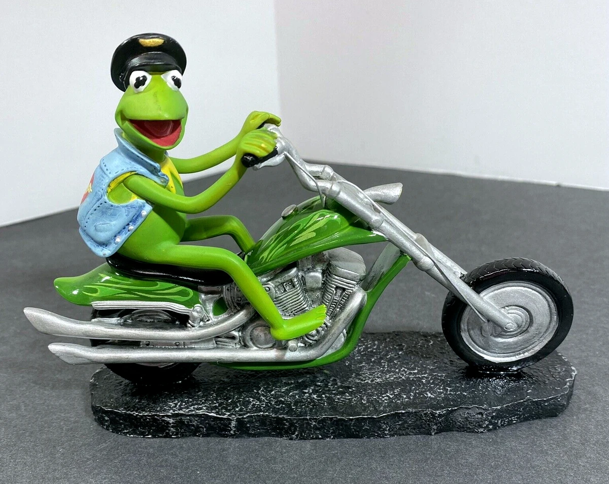 On the Road with Kermit and Miss Piggy Motorcycle Figurine Collection ...