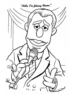 gonzo muppet coloring pages