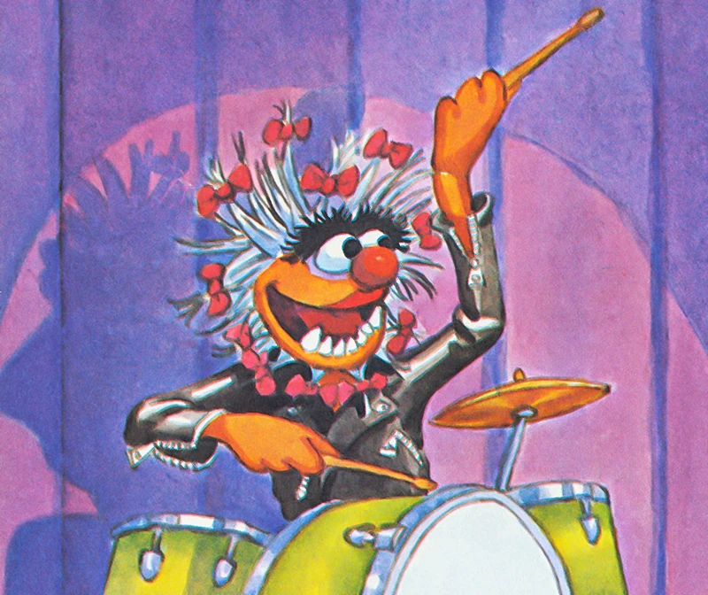Muppets Animal Drummer Wallpaper