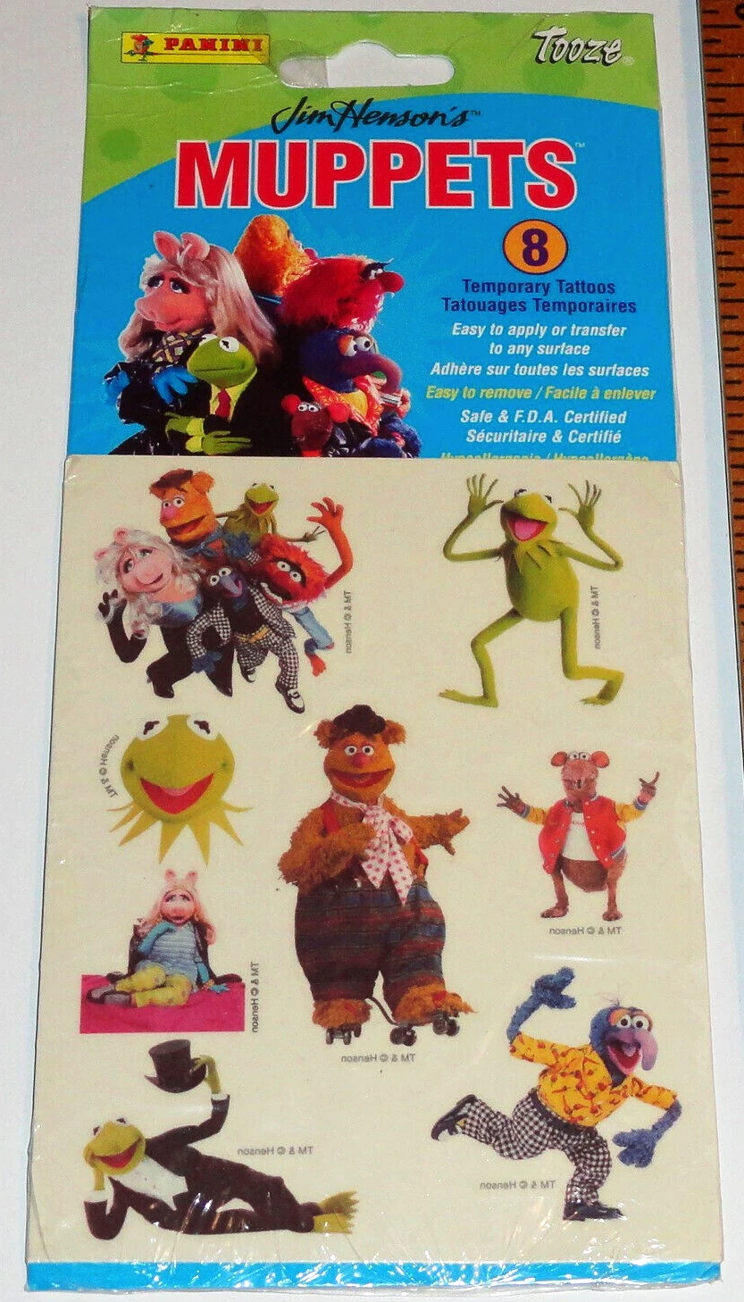 Muppet temporary tattoos (Panini) | Muppet Wiki | Fandom