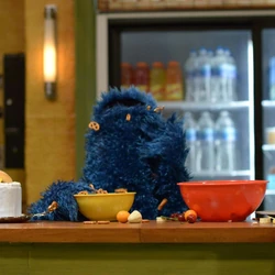 Cookie Monster Shock Gif