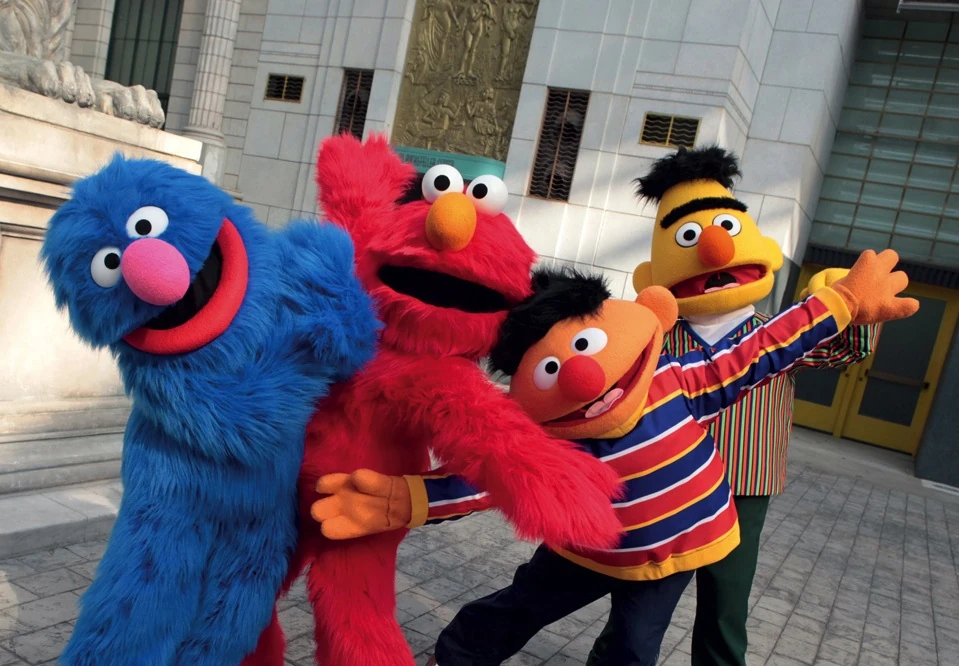 Bert And Ernie And Elmo