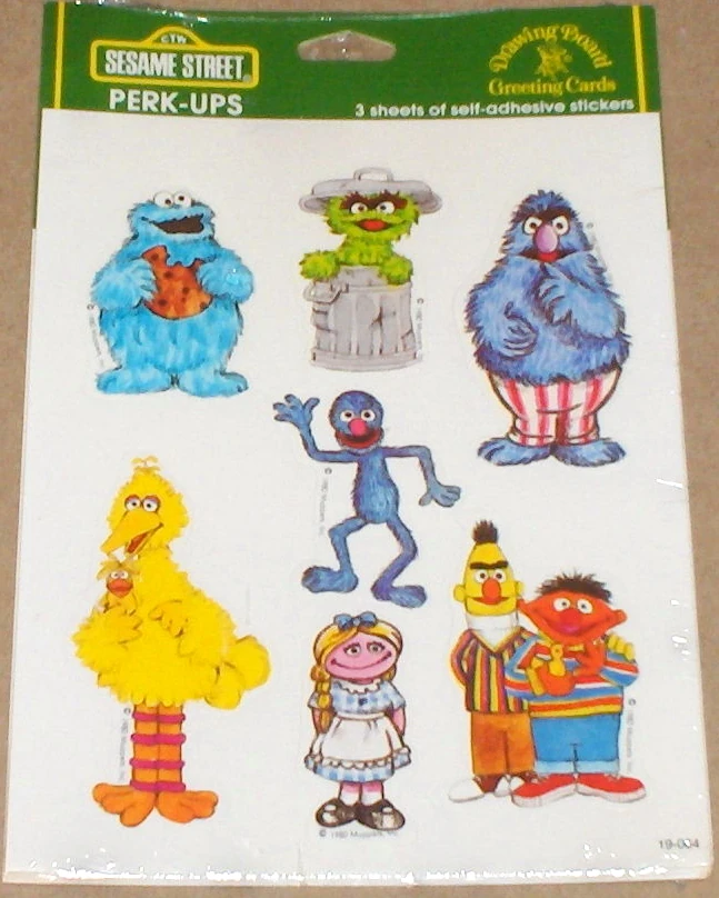 Sesame Street stickers (Drawing Board) | Muppet Wiki | Fandom