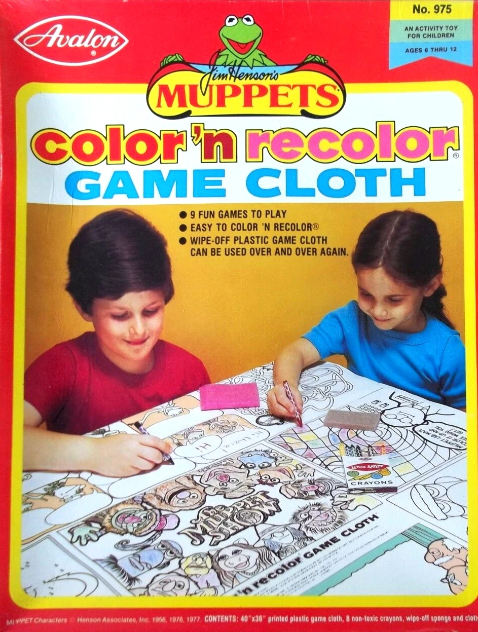 Muppets Color 'n Recolor Game Cloth | Muppet Wiki | Fandom