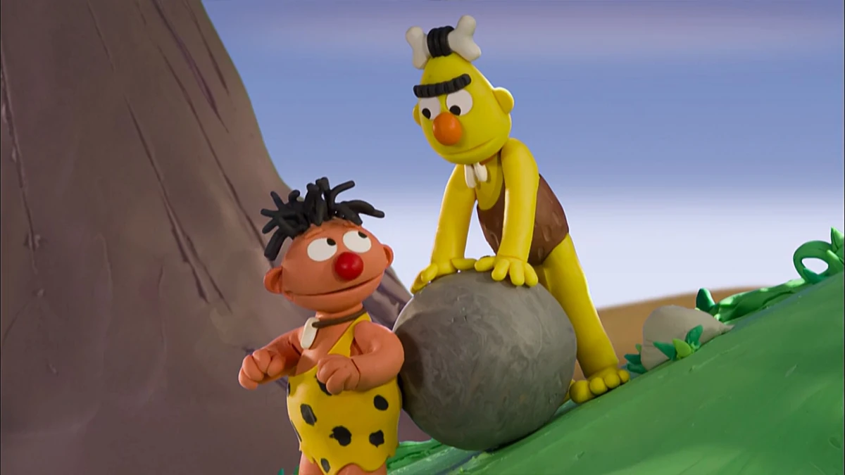 Bert and Ernie's Great Adventures: Invent Wheel | Muppet Wiki | Fandom