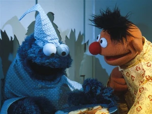 Cookie Monster and Ernie: Cookie Monster Sleeps Over | Muppet Wiki | Fandom