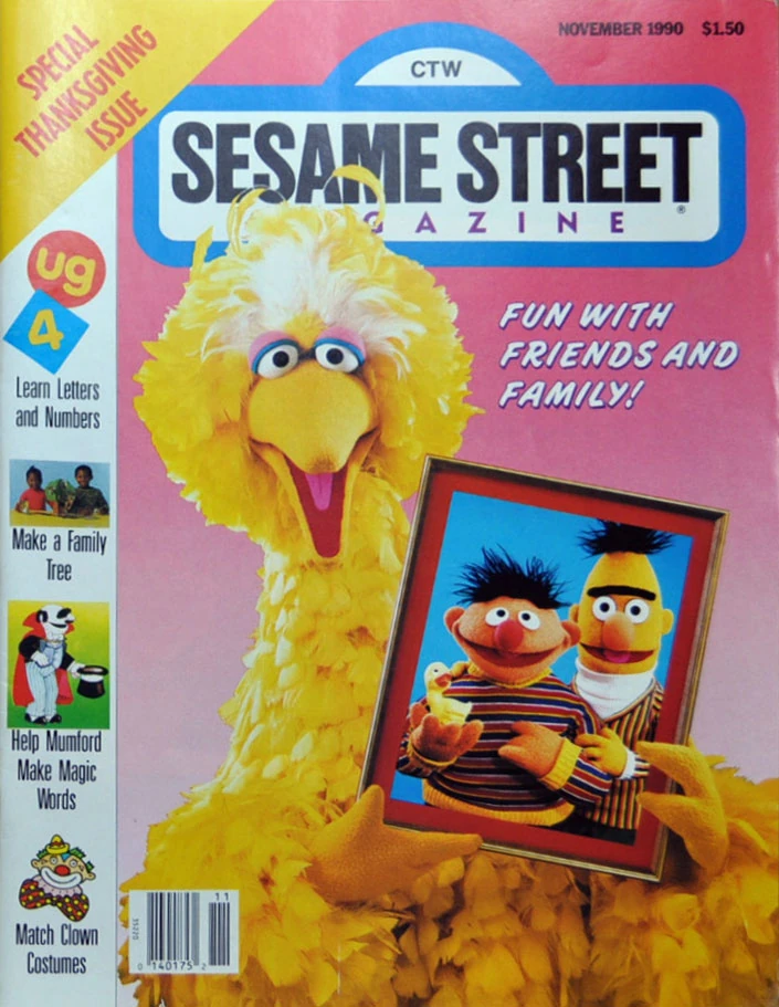 Sesame Street Magazine (Nov 1990) | Muppet Wiki | Fandom